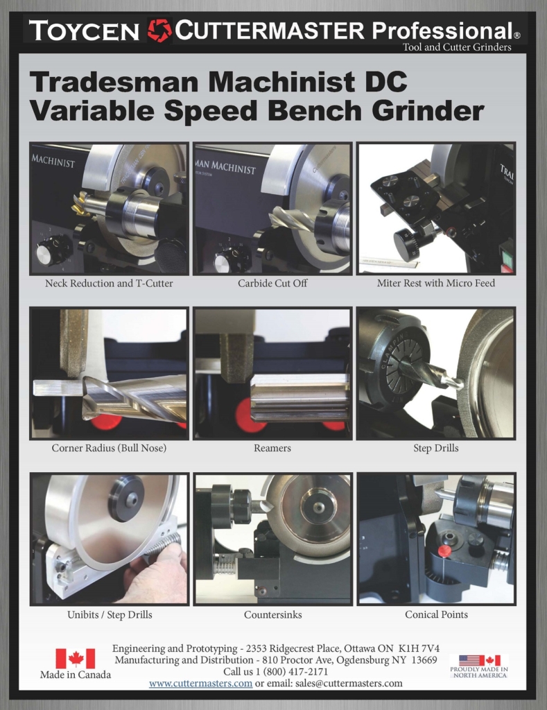 Tradesman Machinist T6 with Weldon Flat V block left and ER32 Necker on ...