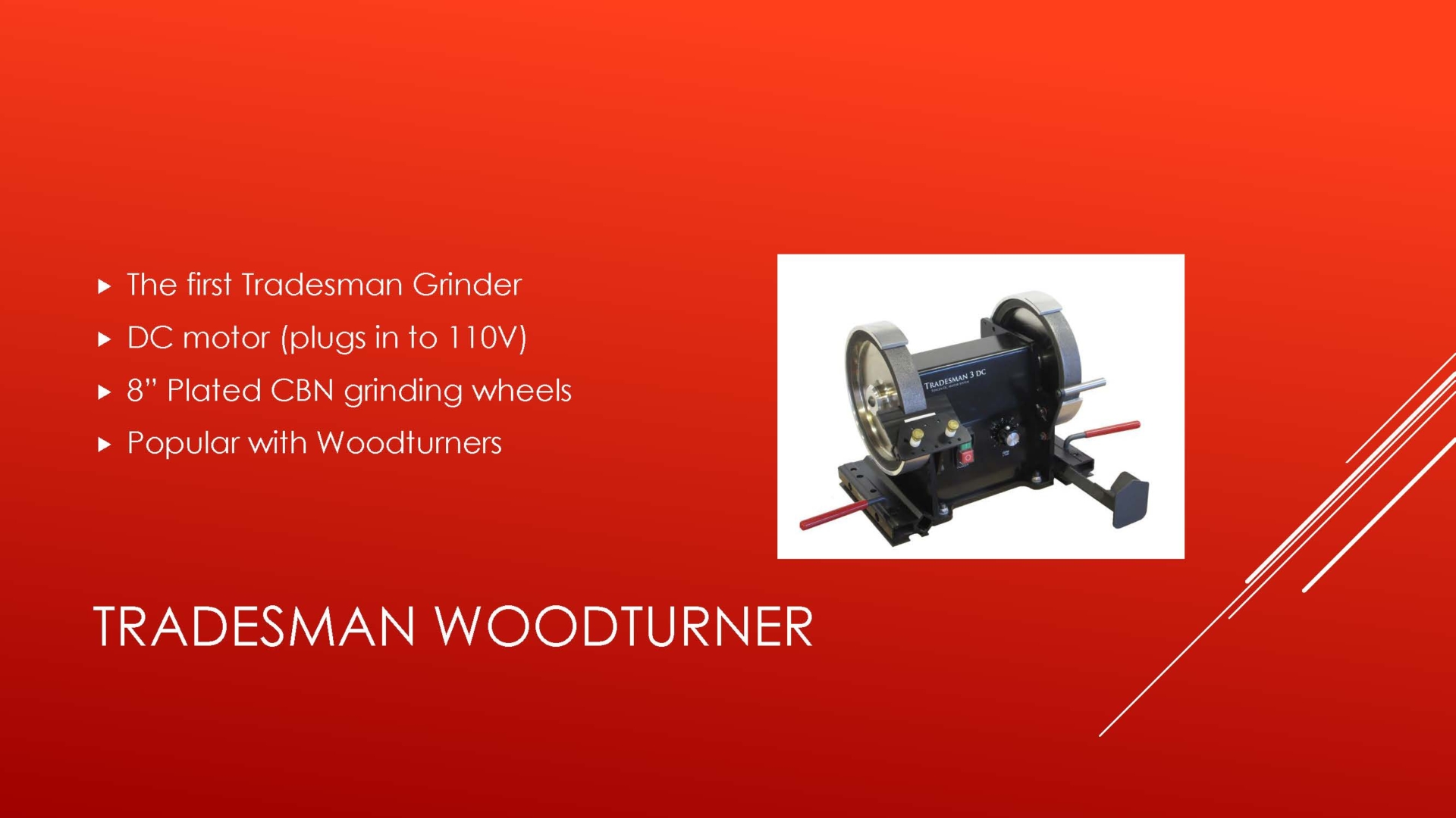 Tradesman DC Variable Speed Bench Grinders: Three Powerful Models ...