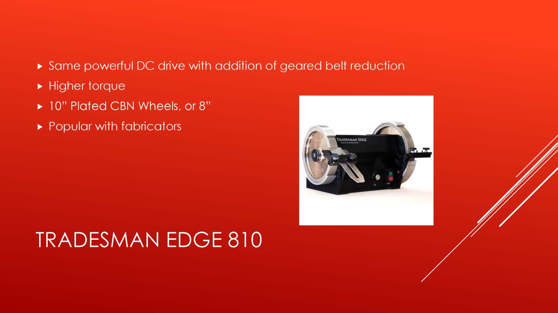 Tradesman DC Variable Speed Bench Grinders: Three Powerful Models ...